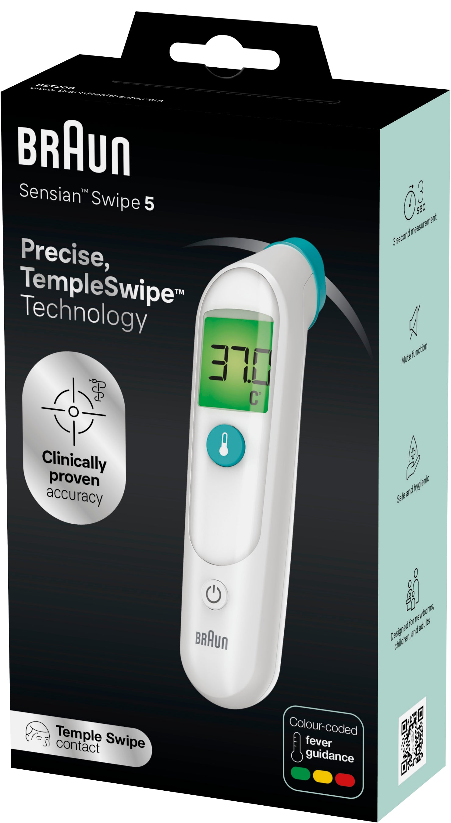 Braun temporal thermometer store